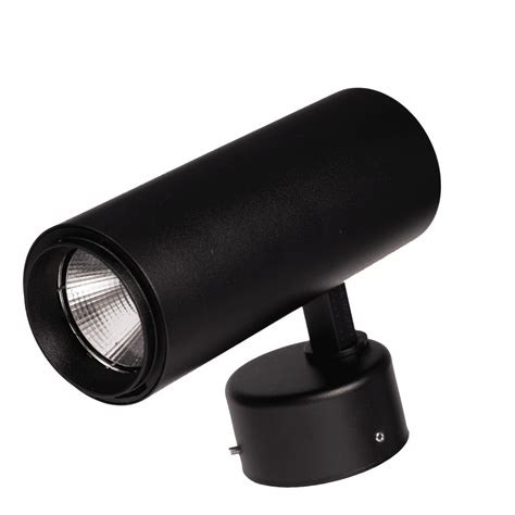 Scantor Small Surface Mounted Spotlight Black Lightmaster