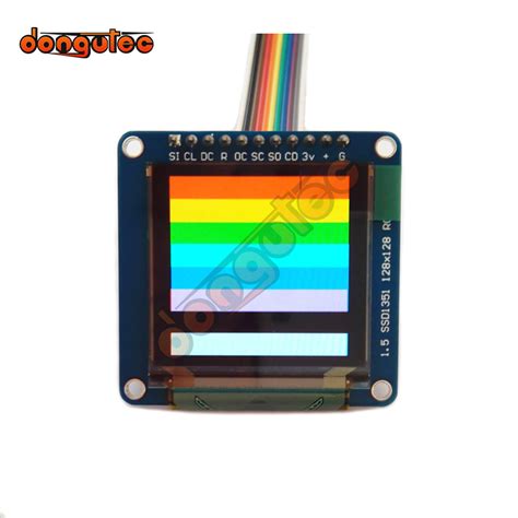 15 Oled Ssd1351 Breakout Board 16 Bit Color 15 Wmicrosd Holder
