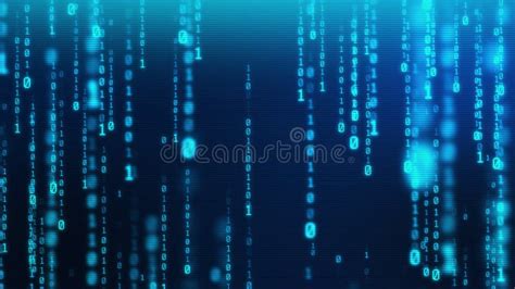Binary Code Digital Information Technology Background Seamless Loop Stock Video Video Of Code