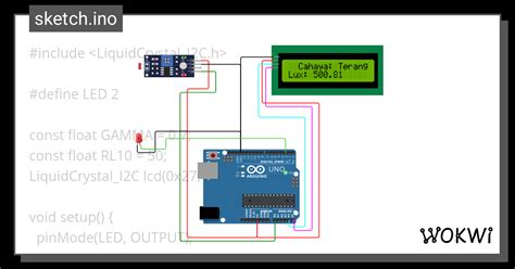 Sensor Lampu Wokwi Esp32 Stm32 Arduino Simulator