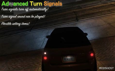 Advanced Turn Signals Grand Theft Auto V Script Mod Modshost