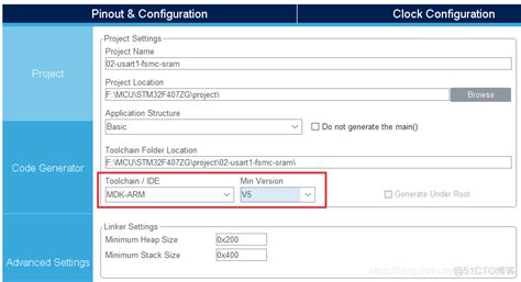 Stm32cubemx 34 使用硬件fsmc读写sram（is62wv51216）mculover666的技术博客51cto博客