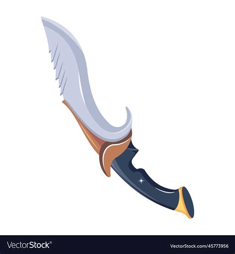 Curve Knife Royalty Free Vector Image Vectorstock