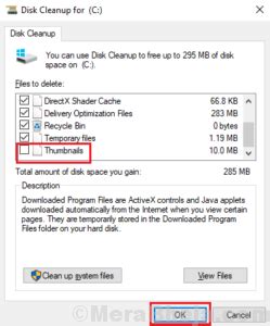 Stop Windows From Automatically Deleting Thumbnail Cache