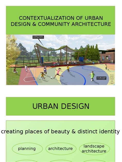 Contextualization Of Urban Design And Community Architecture