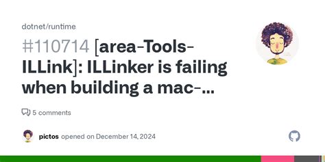 [area Tools Illink] Illinker Is Failing When Building A Mac Catalyst App · Issue 110714