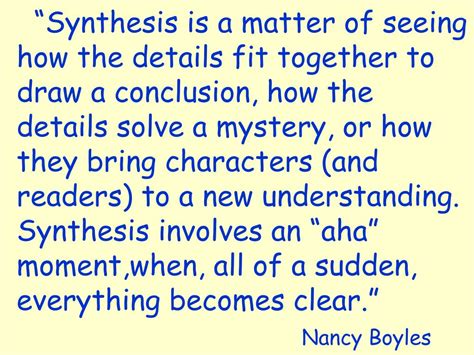 Ppt Synthesizing Powerpoint Presentation Free Download Id 5621318