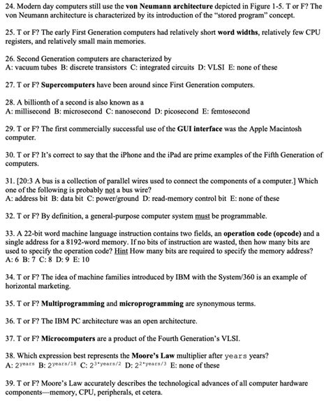 24 Modern Day Computers Still Use The Von Neumann Architecture Depicted