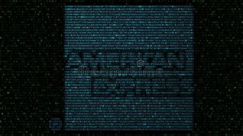 Hp Inc Logo Made Of Hexadecimal Symbols On Computer Screen Editorial