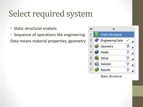 Introduction To Ansys Workbench Ppt