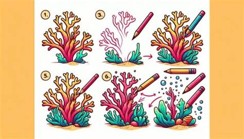 How To Draw Coral Trying Drawing