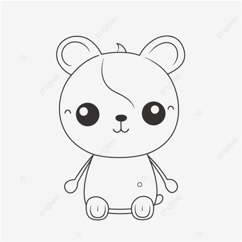 곰 윤곽선 그리기