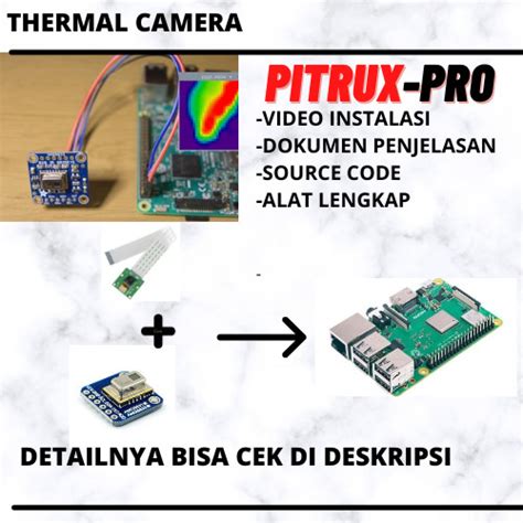 Jual Thermal Camera Amg8833 Dengan Raspberry Pi Tugas Akhir Kab