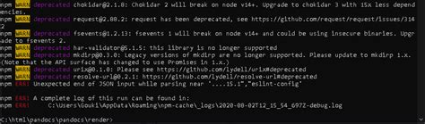 Multiple Packages Deprecated Issue Gbdev Pandocs GitHub