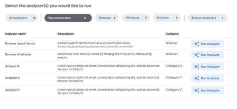 Analyzer V UI Analyzer Listing Issue Google Timesketch GitHub