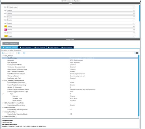 Adc Dma Adc Value Is Not Updating After First Stmicroelectronics Community