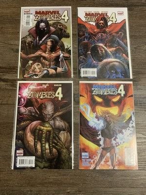 Marvel Zombies 4 1 4 Marvel Comics Complete Series Ebay