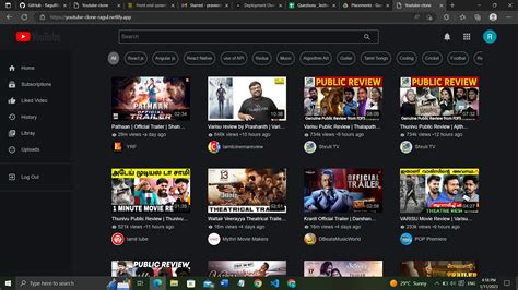 Github Ragulmjyoutube Clone Responsive Mern Stack Project With