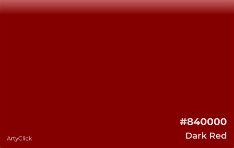 Dark Red Color Artyclick