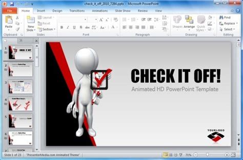 Create Interactive Forms In Powerpoint With Checkbox Template