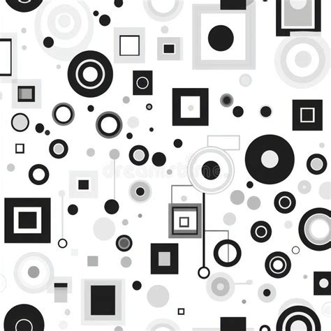 Continuous Retro Geometric Design Basic Geometric Print Backdrop