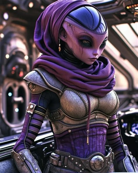 Alien Girl A Space Ship Free Ai Photo Generator Starryai