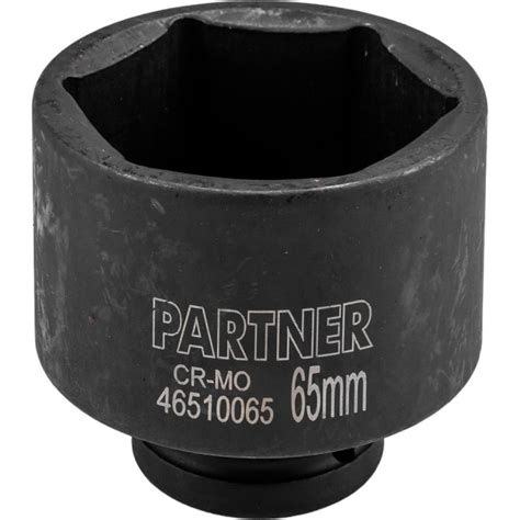 Головка ударная глубокая 6-гранная 65 мм, 3/4"DR Partner PA-46510065 ...