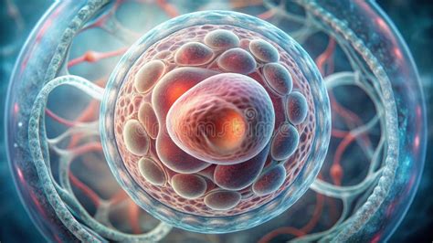 Microscopic Cellular Structure A Detailed Visual Representation Of Organelle And Membrane
