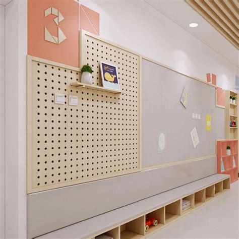 洞洞板定制木质实木玄关木制北欧墙上墙壁展示架幼儿园置物架厨房 淘宝网 花瓣网