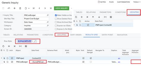 Generic Inquiry Calculated Field Style Change Community