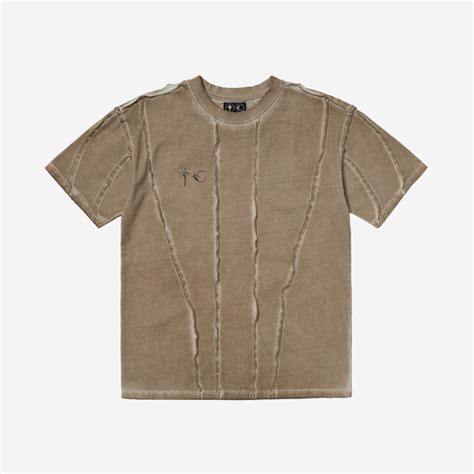 떠그 클럽 데드 라인 티셔츠 데저트 Thug Club Kream