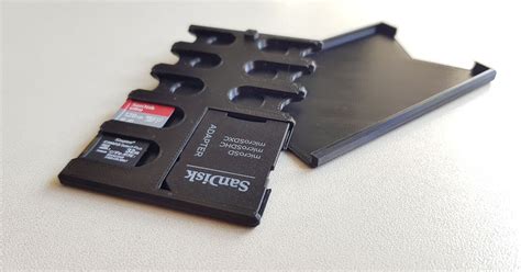 Sd Microsd Card Case Von Sedak Kostenloses Stl Modell Herunterladen