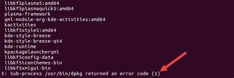 Fix ”sub Process Usrbindpkg Returned An Error Code 1