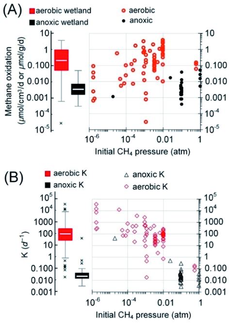 Rates Of Aerobic Methanotrophy N 79 And Anoxic Methanotrophy N Download Scientific