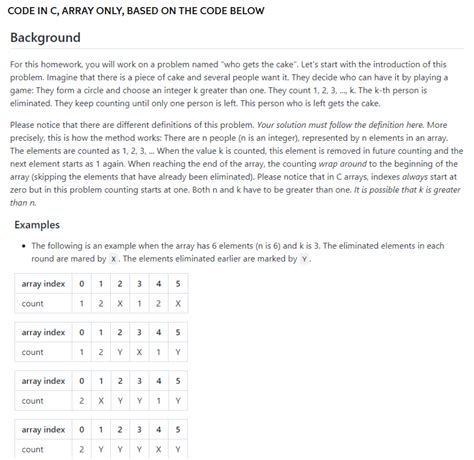 Solved CODE IN C ARRAY ONLY BASED ON THE CODE BELOW Chegg Com