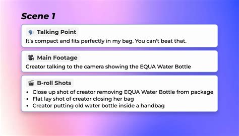 free ugc script generator custom for your products influee