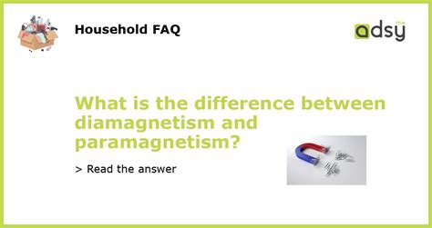 What Is The Difference Between Diamagnetism And Paramagnetism