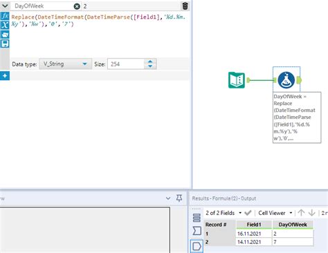 Solved Todays Date In Day Of Week Alteryx Community