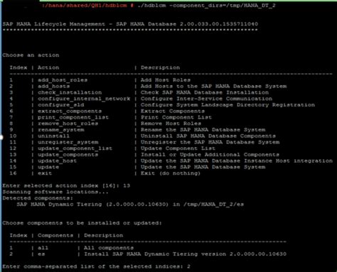 Sap Hana Dynamic Tiering Installation And Configur Sap Community