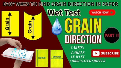 How Can Determine The Grain Direction Of Paper Finding Grain Direction