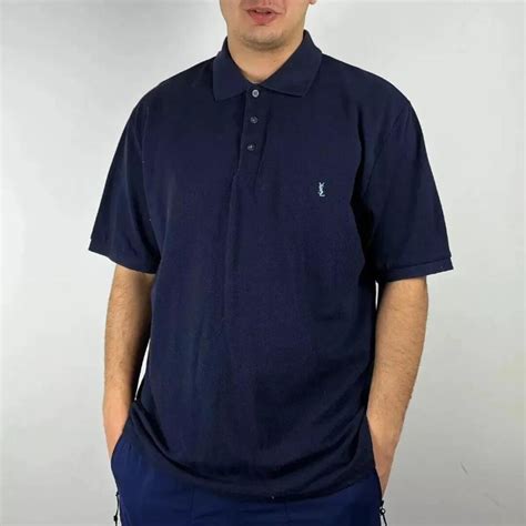 Yves Saint Laurent Polos Small Logo Classic Etsy