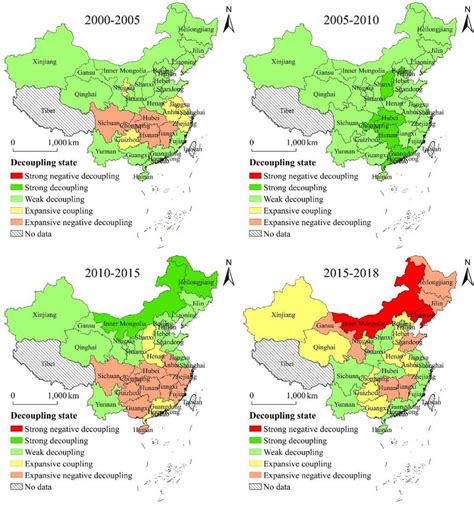 Spatial Distribution Of Decoupling Status At Provincial Level Download Scientific Diagram