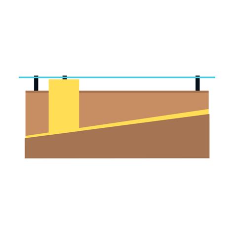 Reception Desk Vector Icon Front Hotel Counter Office Service Interior