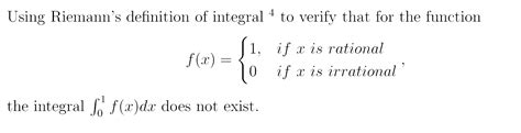 Solved Using Riemann S Definition Of Integral To Verify Chegg Com