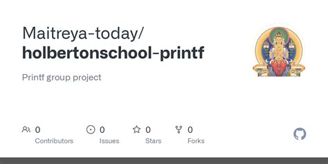 github maitreya today holbertonschool printf printf group project