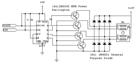 Unipolar Stepper Motor Driver Circuit Northwestern Mechatronics Wiki