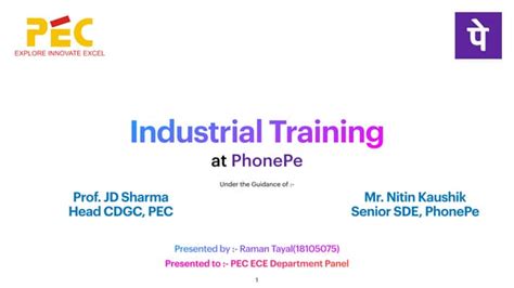 training semester report api types of apps ppt