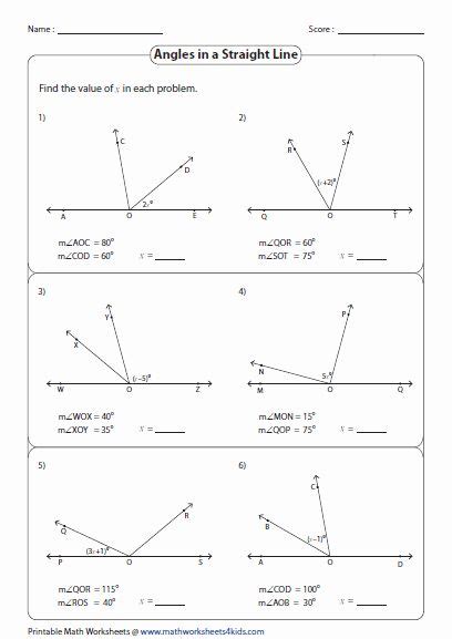 finding triangle angle measures worksheet