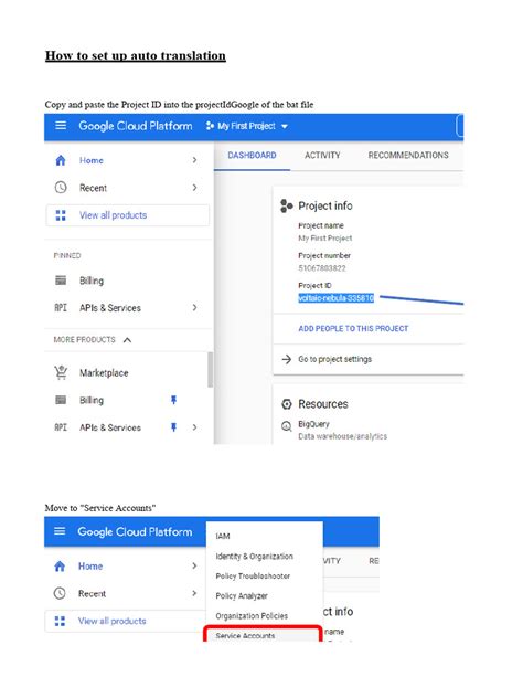 How To Set Up Auto Translation Pdf