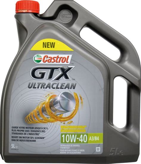 Castrol GTX Ultraclean 10W-40 A3/B4 5ltr | bol